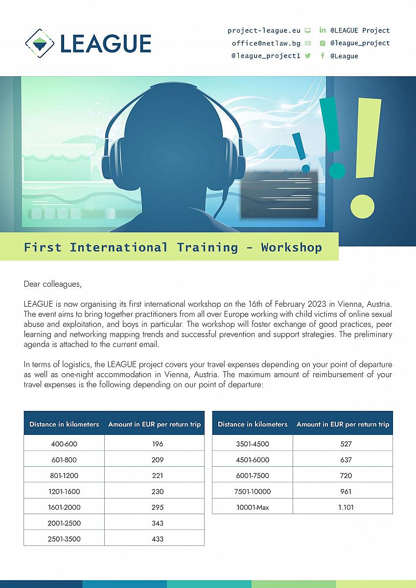First International Training – Workshop